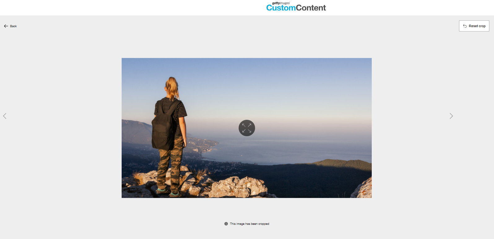 Image Cropping – Getty Images Custom Content
